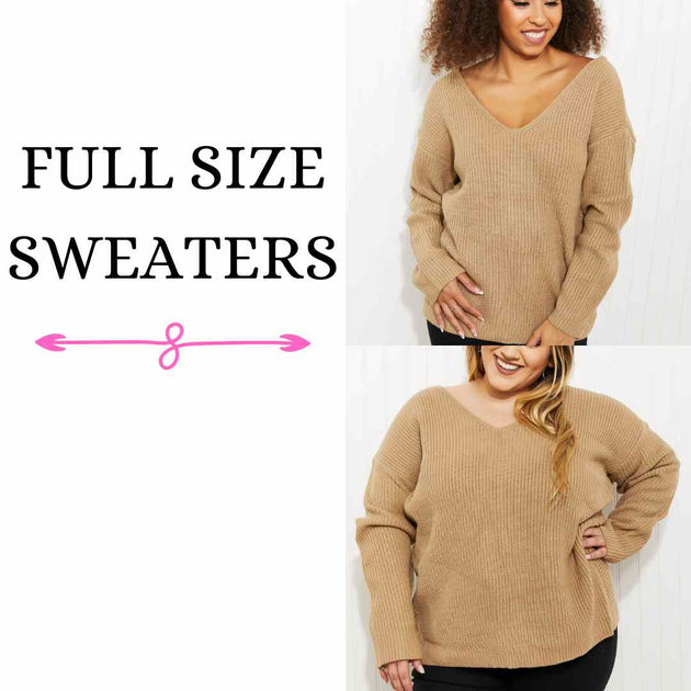 Full Size Run Sweaters – Happy Mumma Sunshine